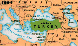 The lands of Turkey are located at a point where the three continents ...